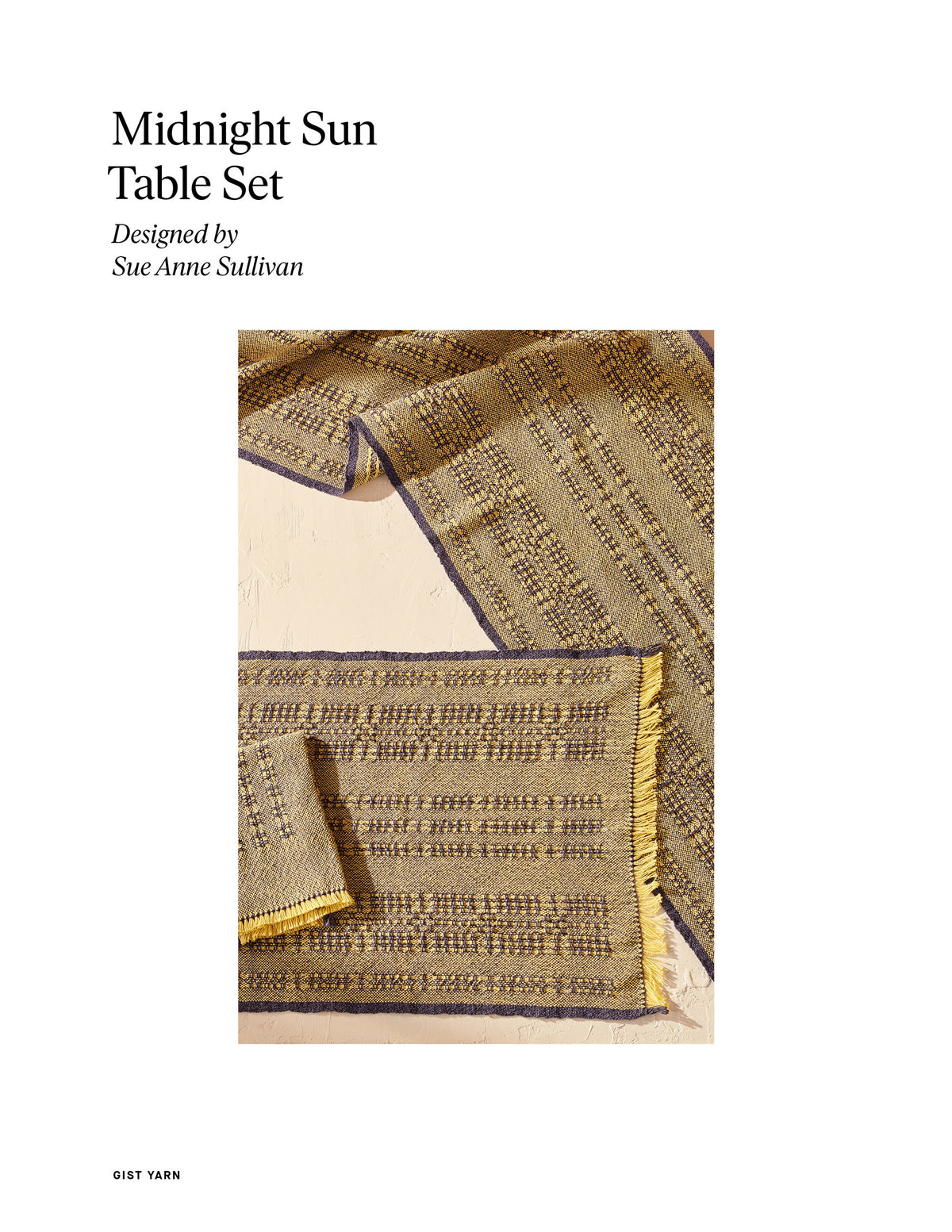 Midnight Sun Table Set - Gist Yarn