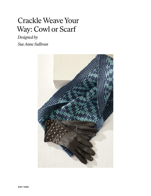 Crackle Weave Your Way: Cowl or Scarf - Gist Yarn