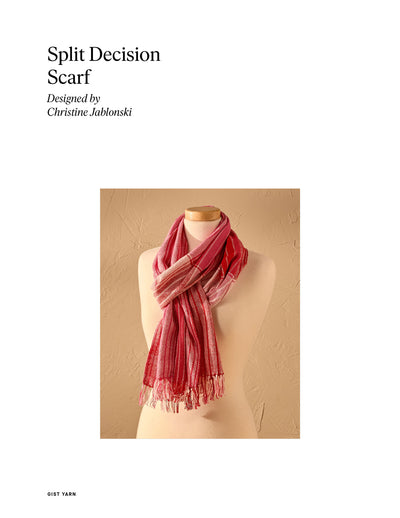 Split Decision Scarf Weaving Pattern - Gist Yarn