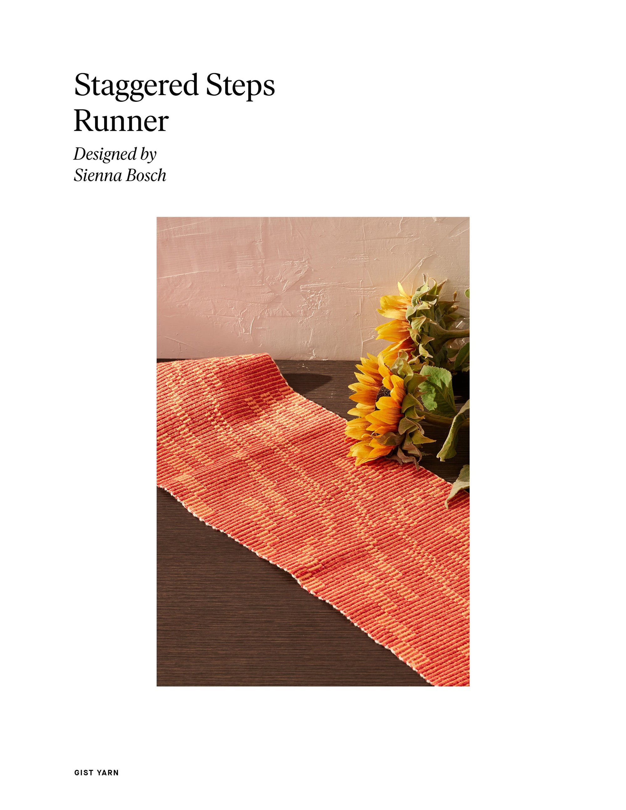 Staggered Steps Runner - Gist Yarn