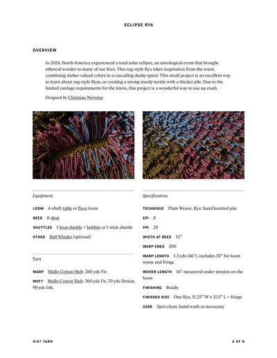 Eclipse Rya - Gist Yarn