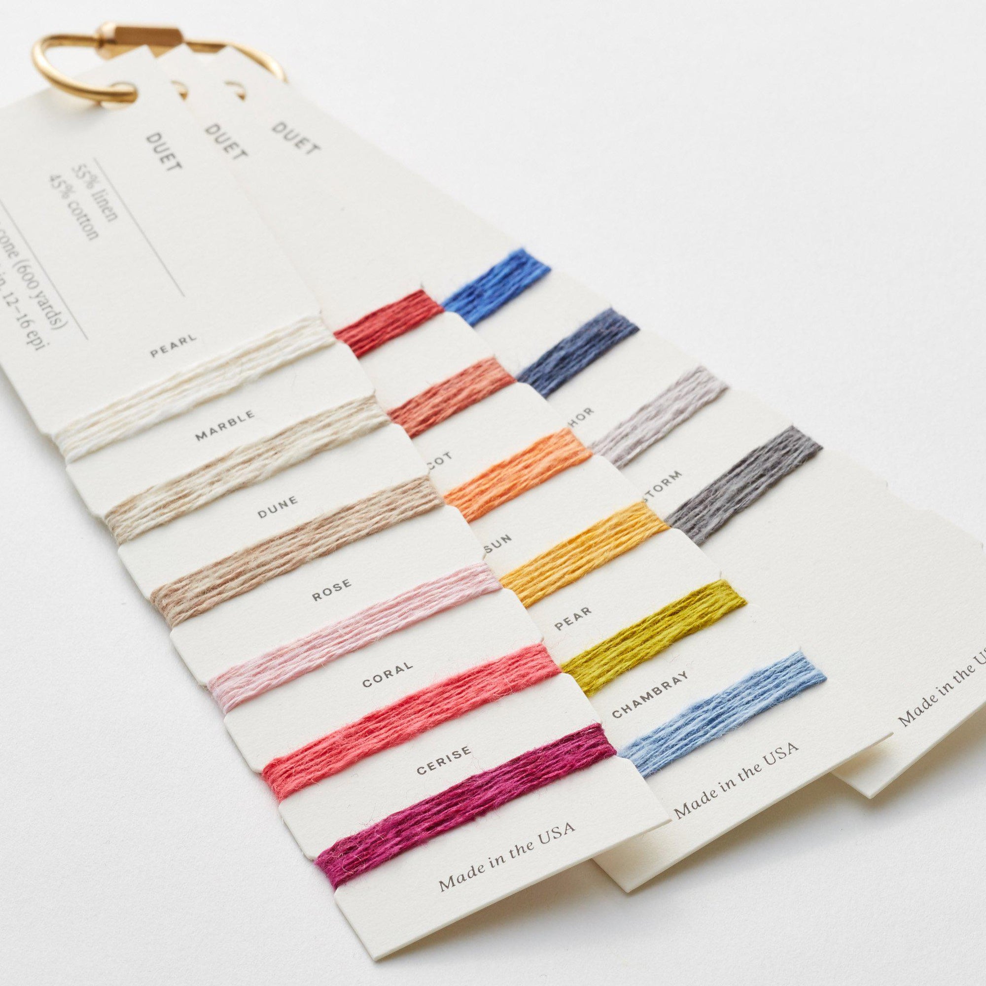 Weaving Yarn Color Cards - Gist Yarn
