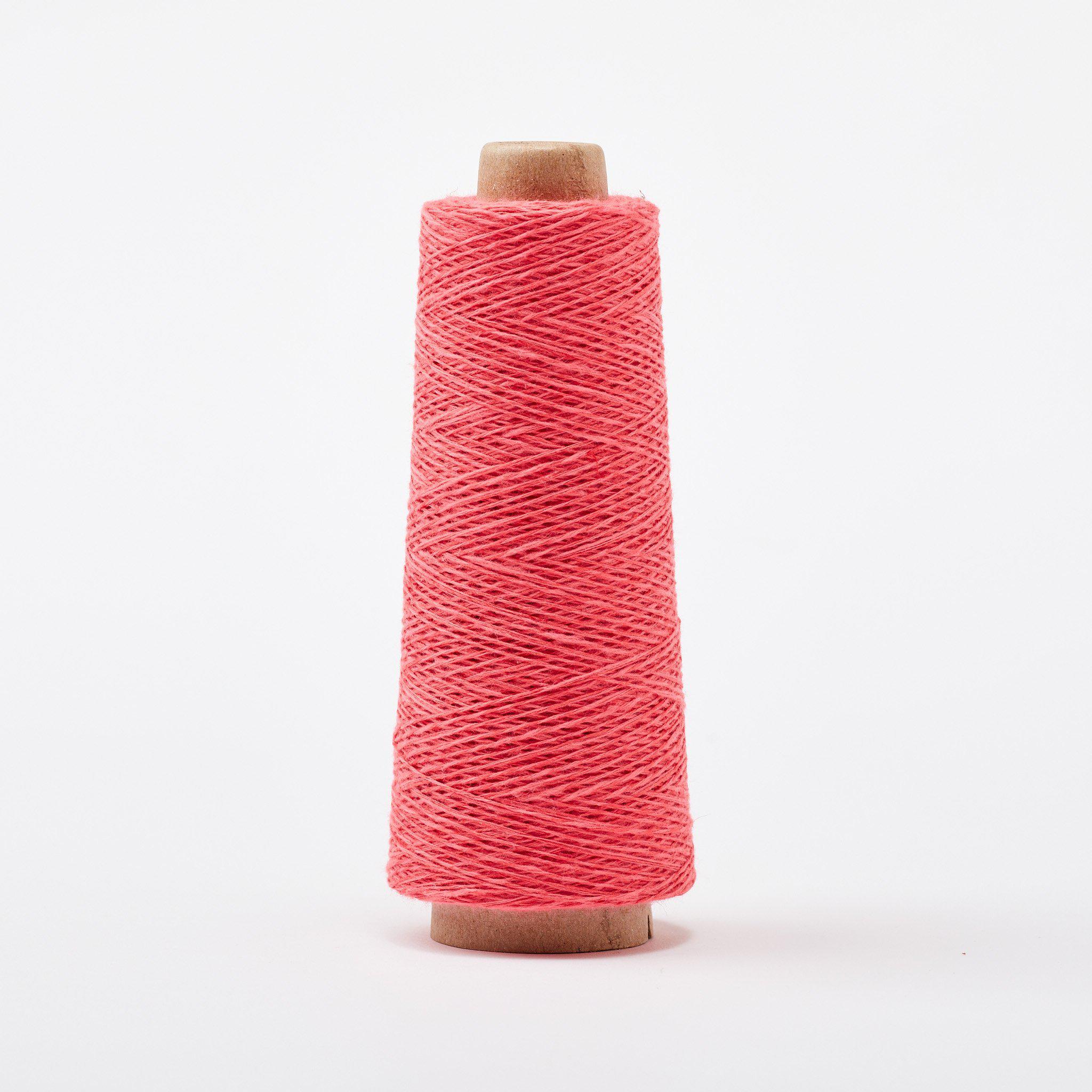 Duet Cotton / Linen Weaving Yarn ~ Coral - Gist Yarn