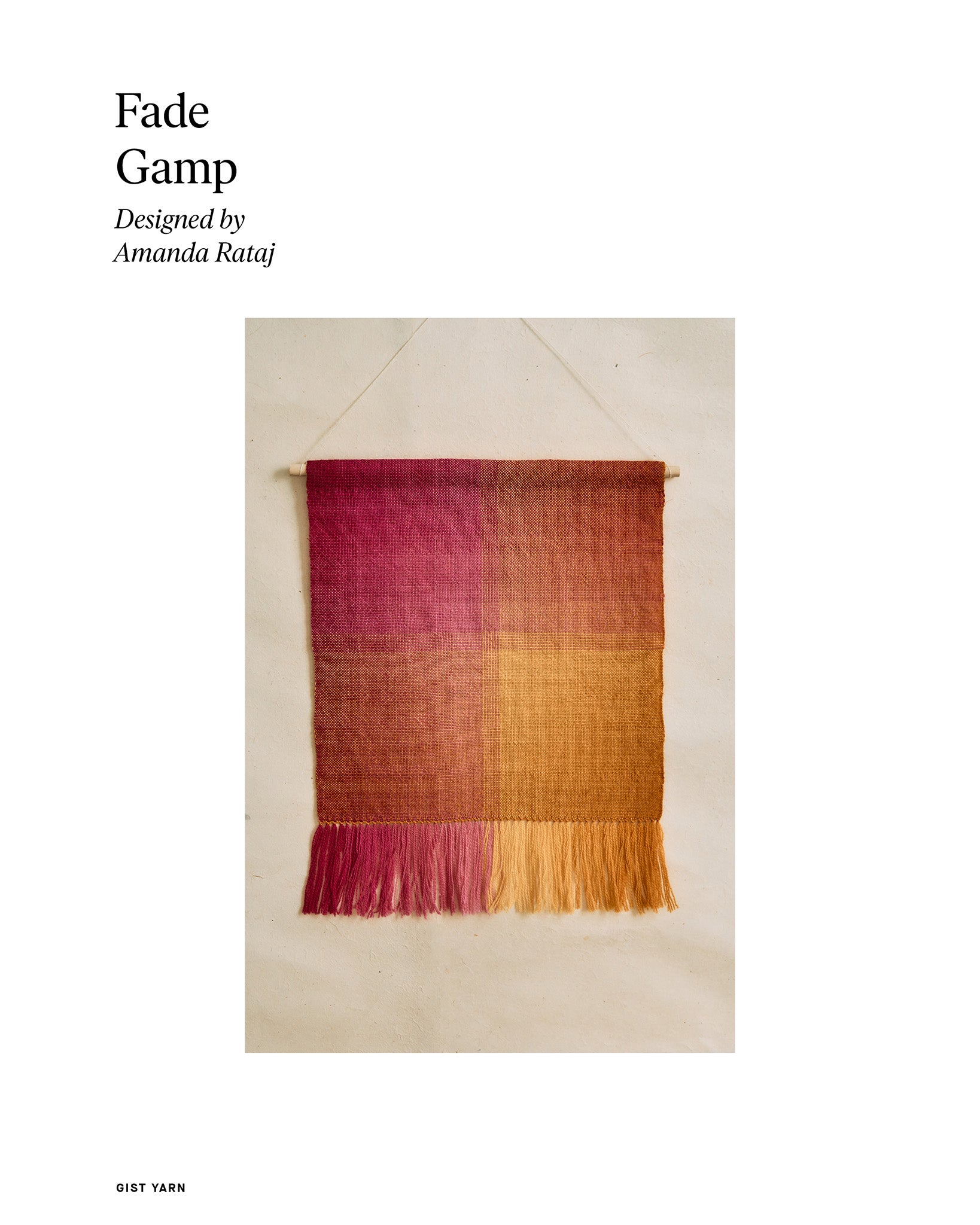 Fade Gamp Weaving Pattern - Gist Yarn