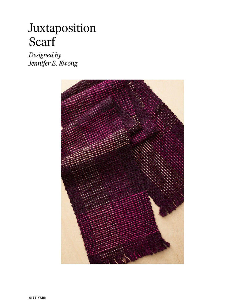 Juxtaposition Scarf Weaving Pattern - Gist Yarn