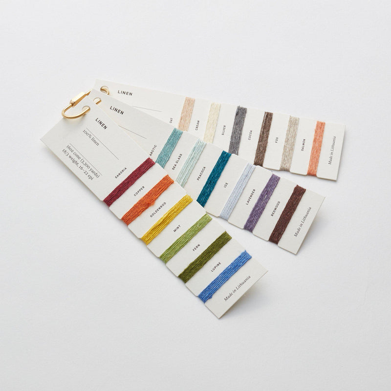 Weaving Yarn Color Cards - Gist Yarn