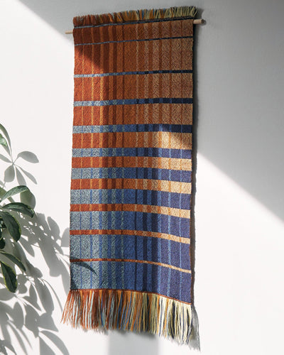 Ocean Waves Wall Hanging Weaving Pattern - Gist Yarn