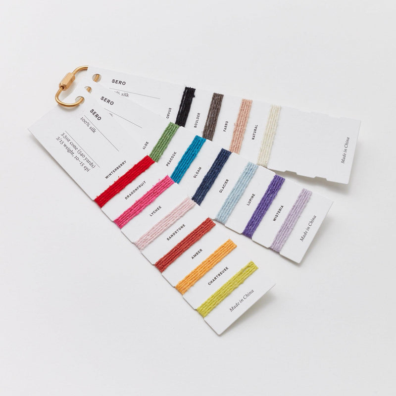 Weaving Yarn Color Cards - Gist Yarn