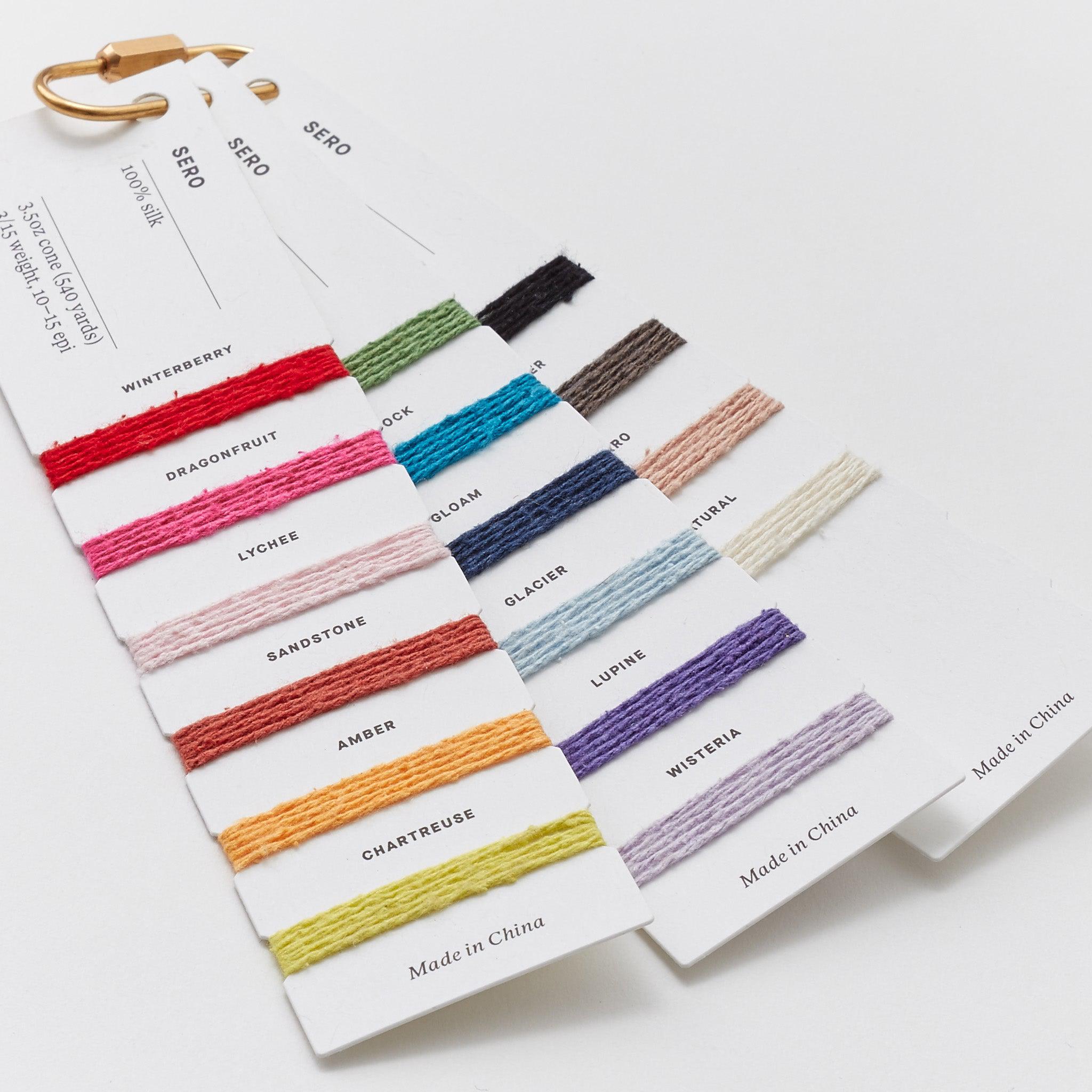 Weaving Yarn Color Cards - Gist Yarn