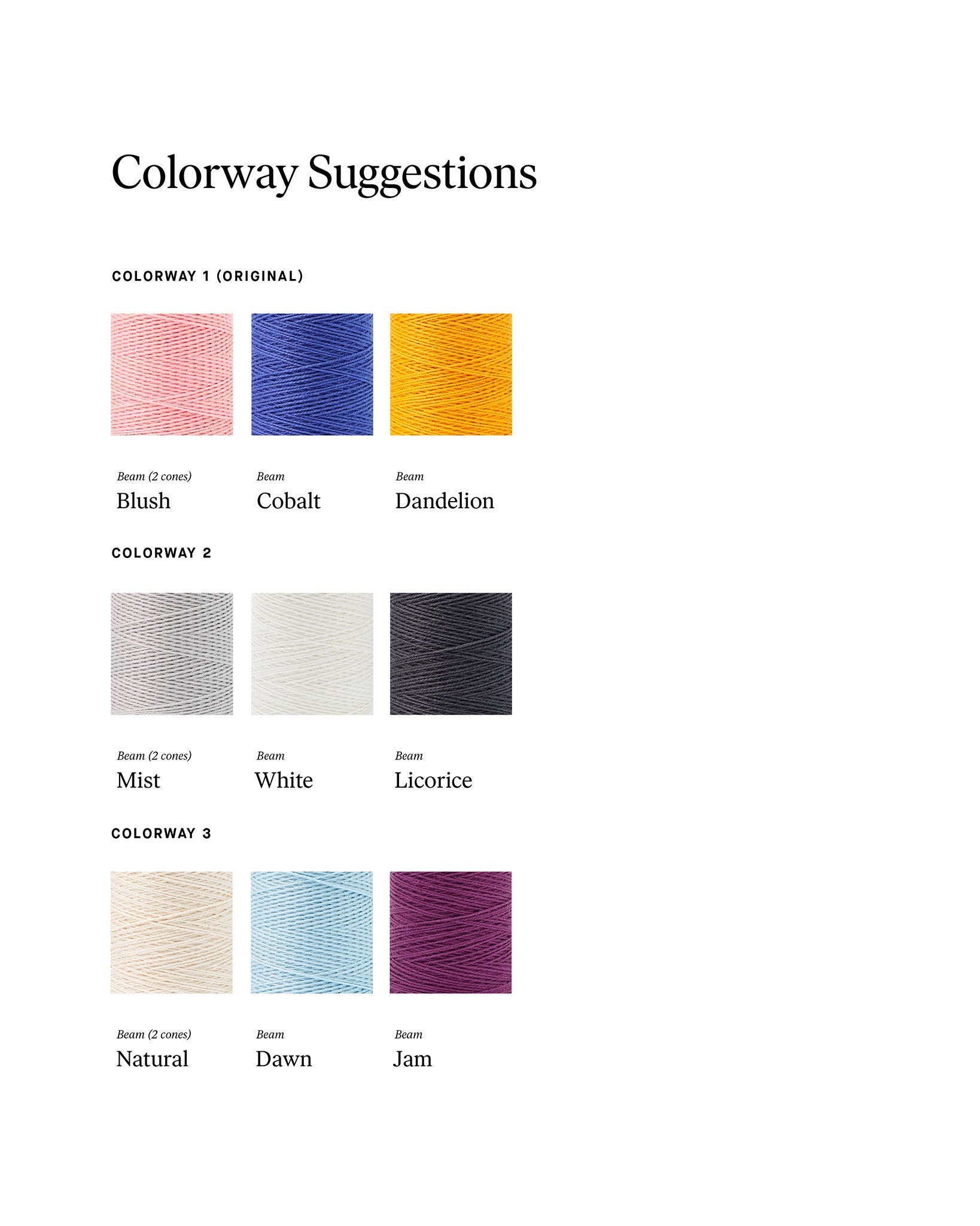 Sunrise Table Runner Weaving Pattern - Gist Yarn