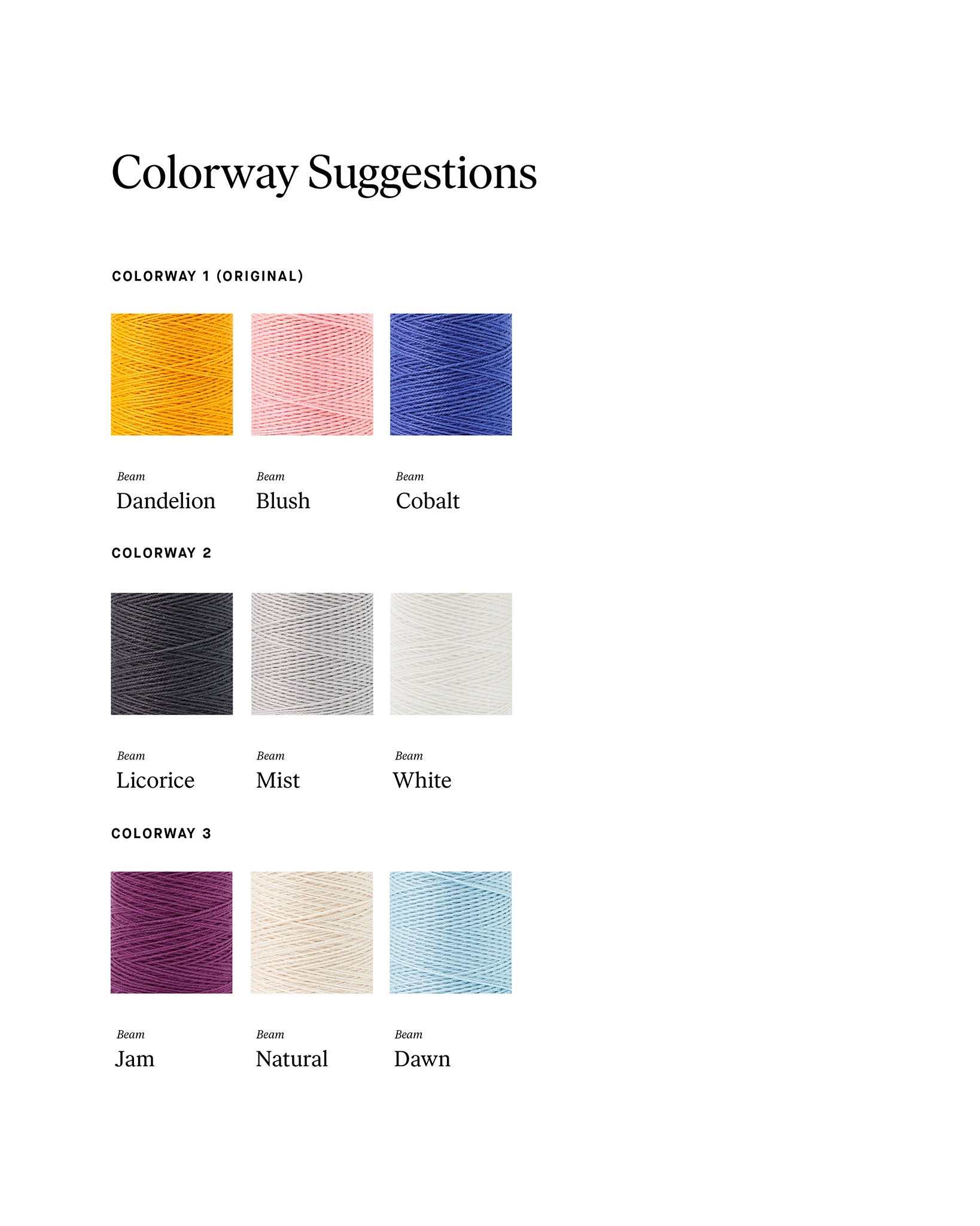 Sunset Table Runner Weaving Pattern - Gist Yarn